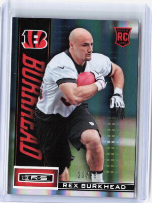 2013 Panini Rookies & Stars - Longevity Platinum Rex Burkhead RC #'d ...