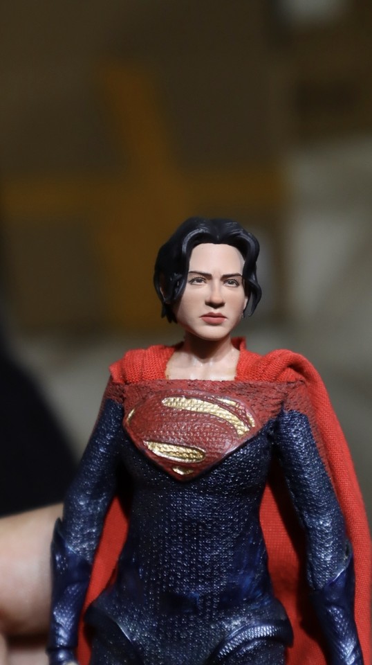 1/12 Painted Kara Zor-El Sasha Calle Supergirl Head Carved Fit ...