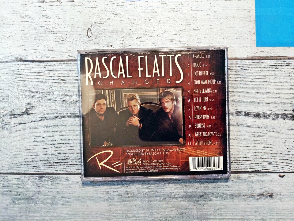 RASCAL FLATTS Changed CD 2012 Big Machine Records | eBay