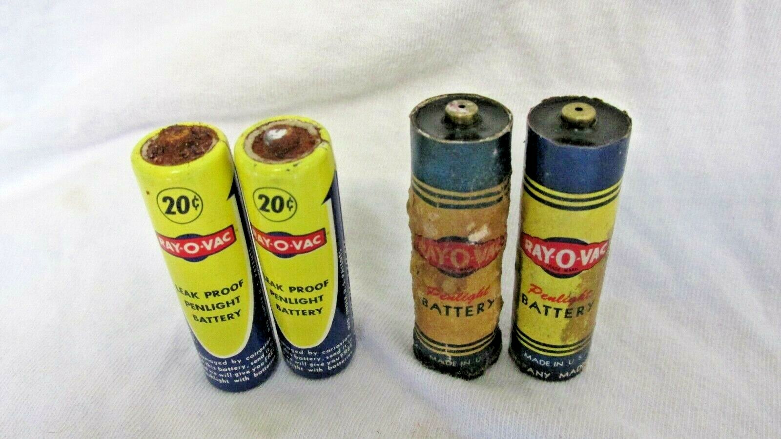 VINTAGE RAYOVAC PENLIGHT AA BATTERIES | eBay