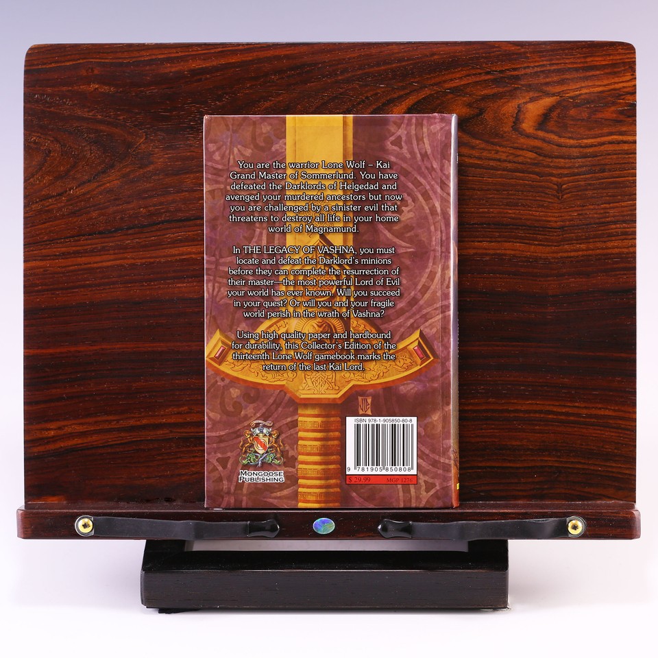 Lone Wolf 16: The Legacy of Vashna by Joe Dever; Collector's Edition ...