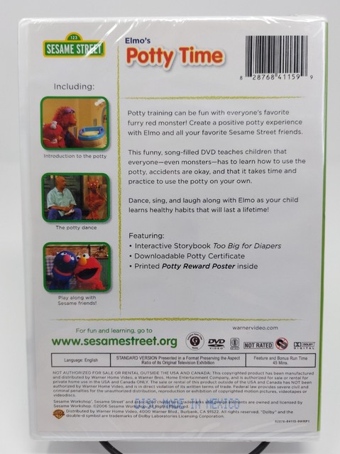 Elmo's Potty Time (DVD, 2006) for sale online | eBay