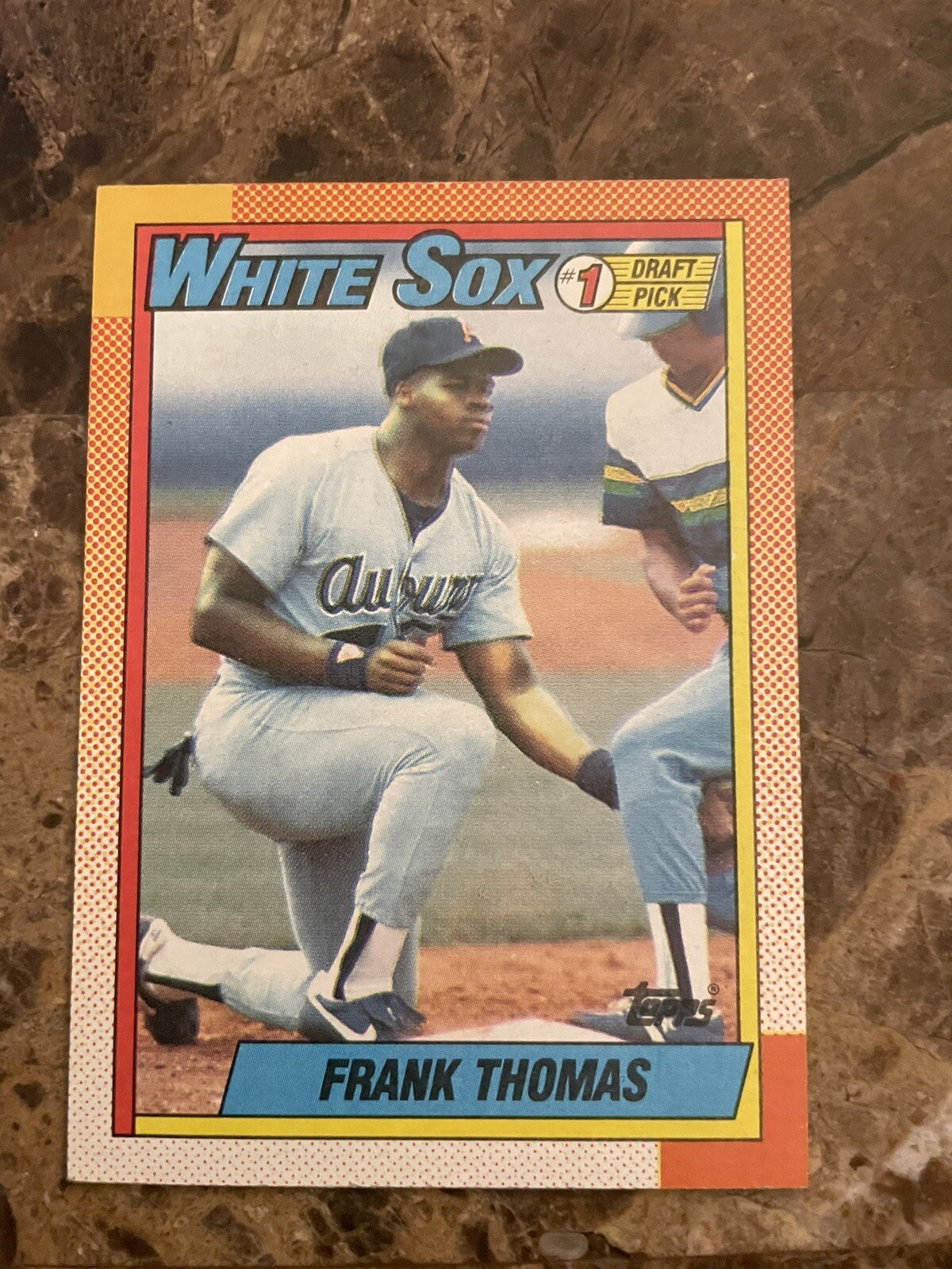Topps 414 Frank Thomas Error Card Double Print/ Multiple Errors | eBay