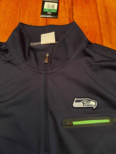 Seattle Seahawks 3/4 Zip Nike Dri Fit Size XL Men Nfl Jacket ...