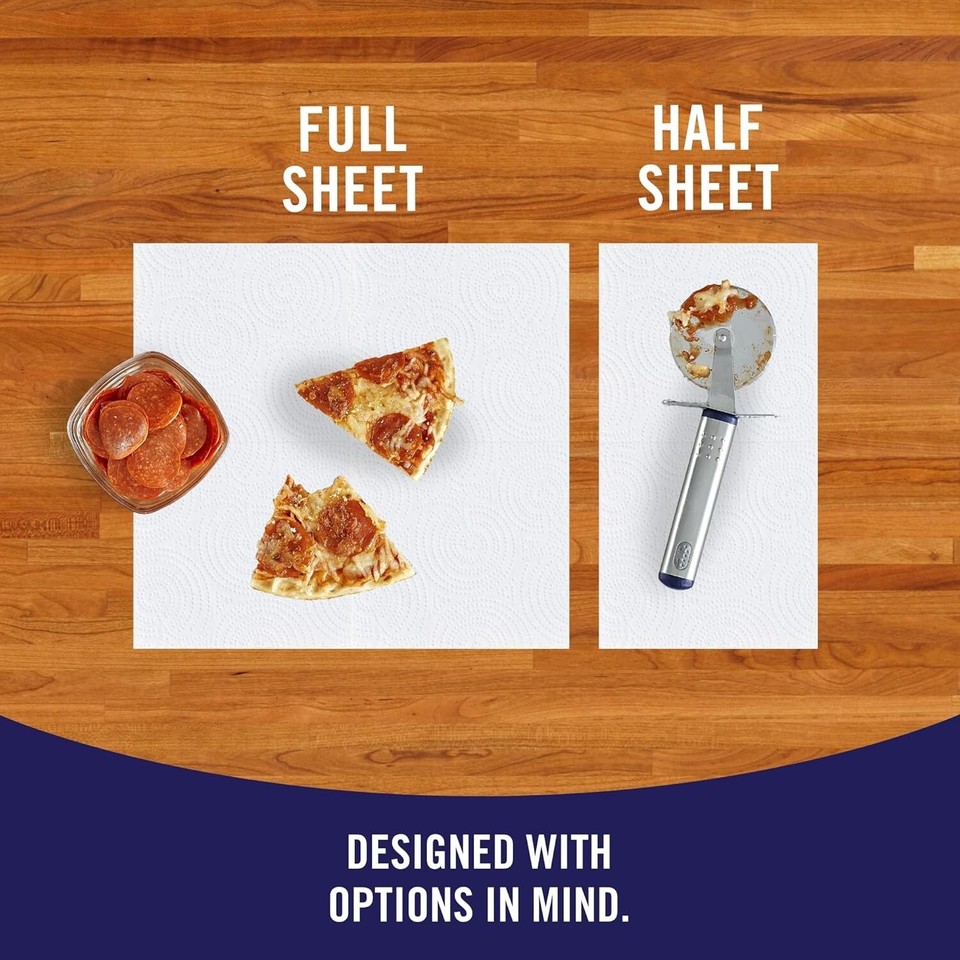 Kitchen Household Clean-Up Paper Towels Bulk 6 Double Rolls = 12 ...