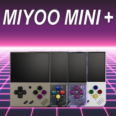 Miyoo Mini Plus + Portable Handheld Retro Game Console with 64GB - US ...