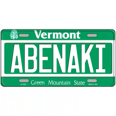 Abenaki Vermont Metal Sign | eBay