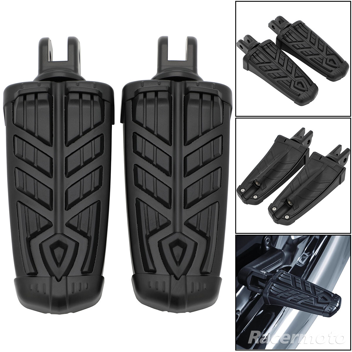 Front Rider Foot Pegs Footrest For Harley Fat Bob Softail Street 2018 ...