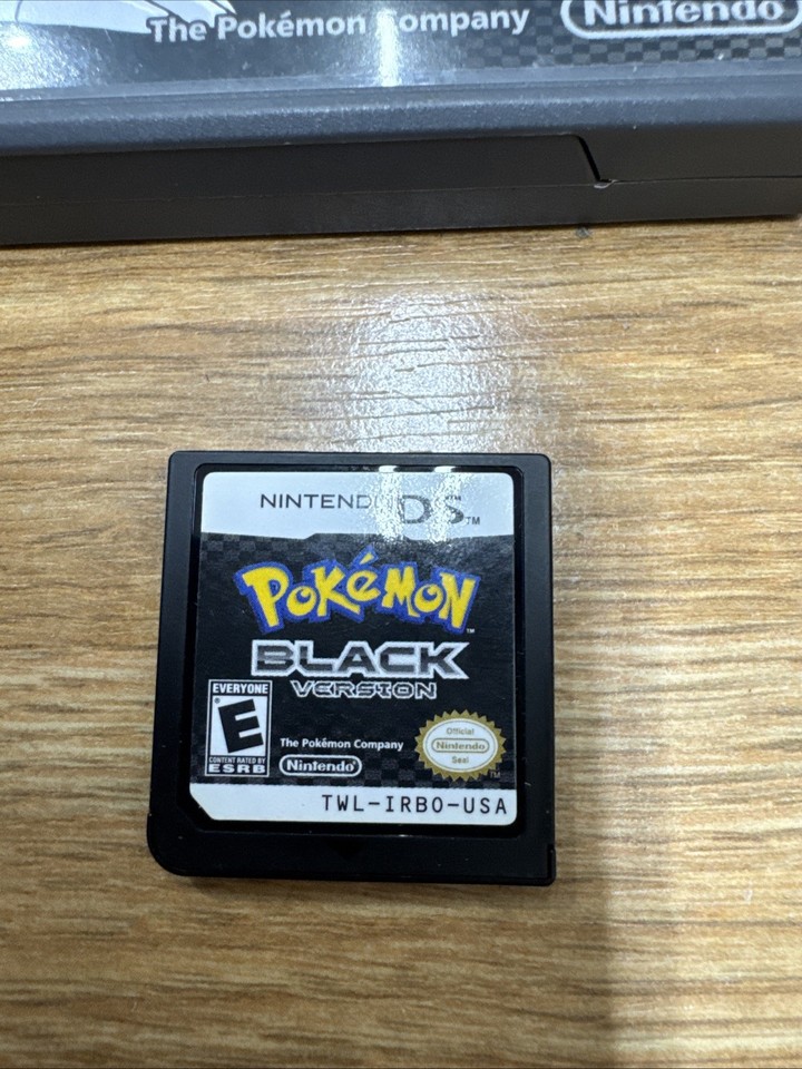 Authentic Pokemon Black Version (Nintendo DS, 2011) - CIB Game, Box ...
