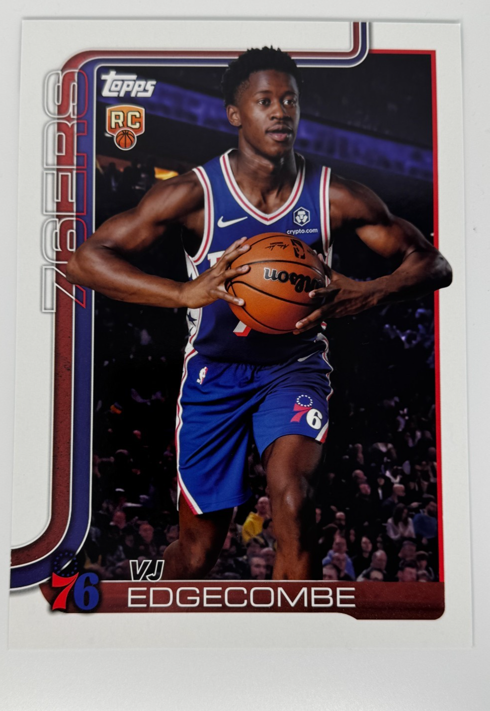 VJ Edgecombe RC 2025-26 Topps Oversized Jumbo Rookie Card | eBay