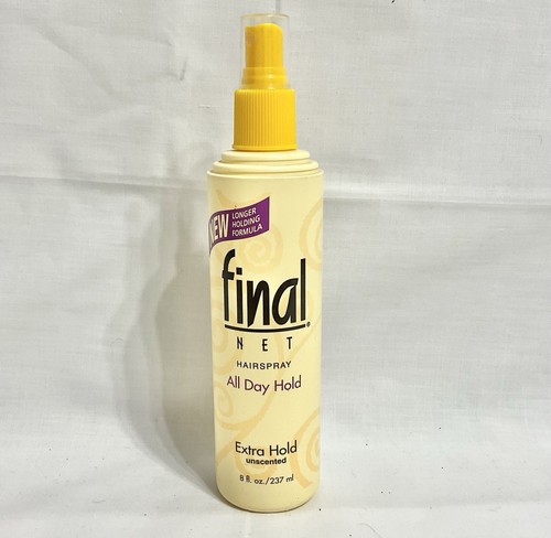 Final Net Hairspray Pump Extra Hold All Day Hold Unscented 8 Fl Oz New ...