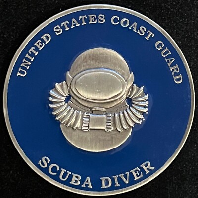 US Coast Guard USCG Scuba Diver Challenge Coin | eBay