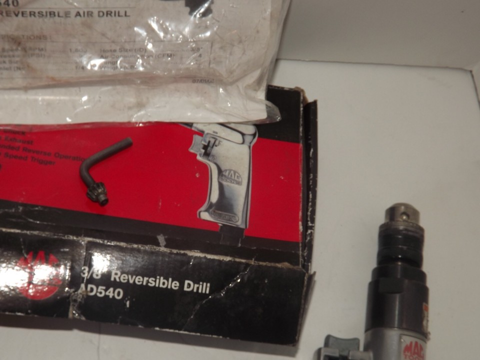 New Mac Tools 3/8" Reversible Drill AD540 | eBay