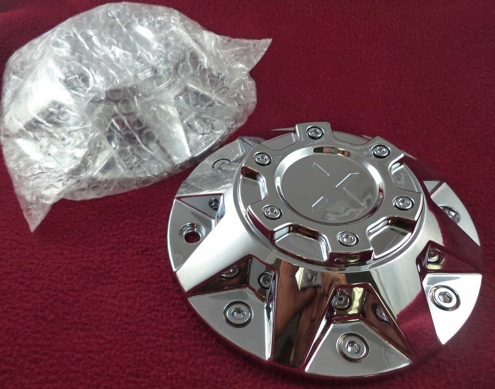 Starr Alloy Wheels Chrome Custom Wheel Center Caps Set of 2 # C-858-1 ...