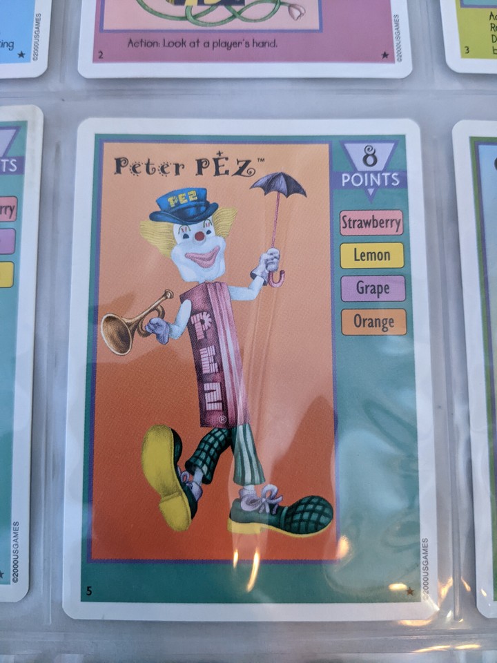 Pez Trading Card Game Vaious Single Cards Including Rares - Complete ...