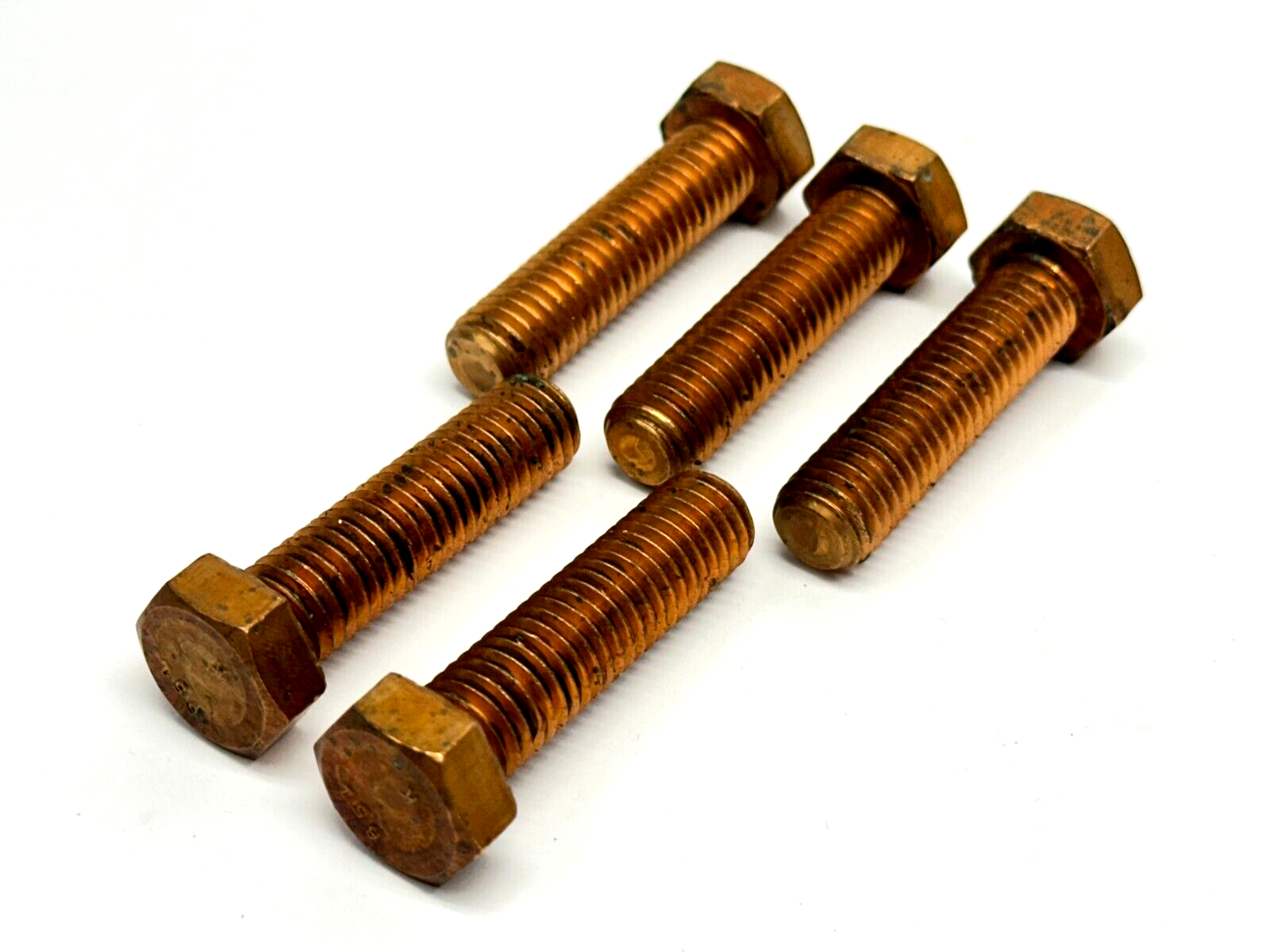 Machine Bolt 1/2"-13 Hex Head 2" Length Silicon Bronze LOT OF 5 | eBay
