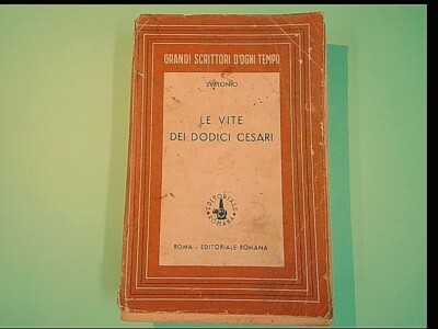 LE VITE DEI DODICI CESARI SVETONIO EDITORIALE ROMANA 1944 | eBay