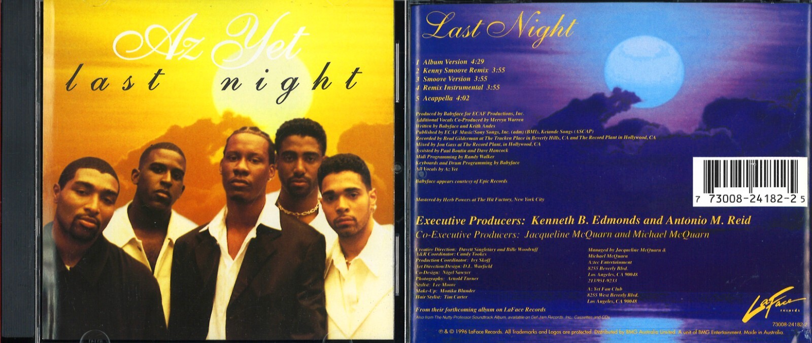 355 AA NEW SEALED CD AZ YET LAST NIGHT | eBay Australia