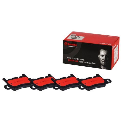 Disc Brake Pad Set-Premium NAO Ceramic OE Equivalent Pad Brembo P65037N ...