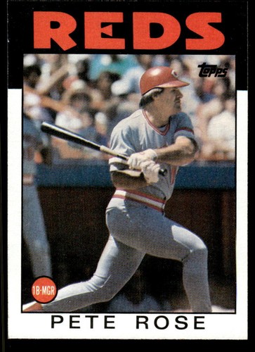 1986 Topps #1 Pete Rose | eBay