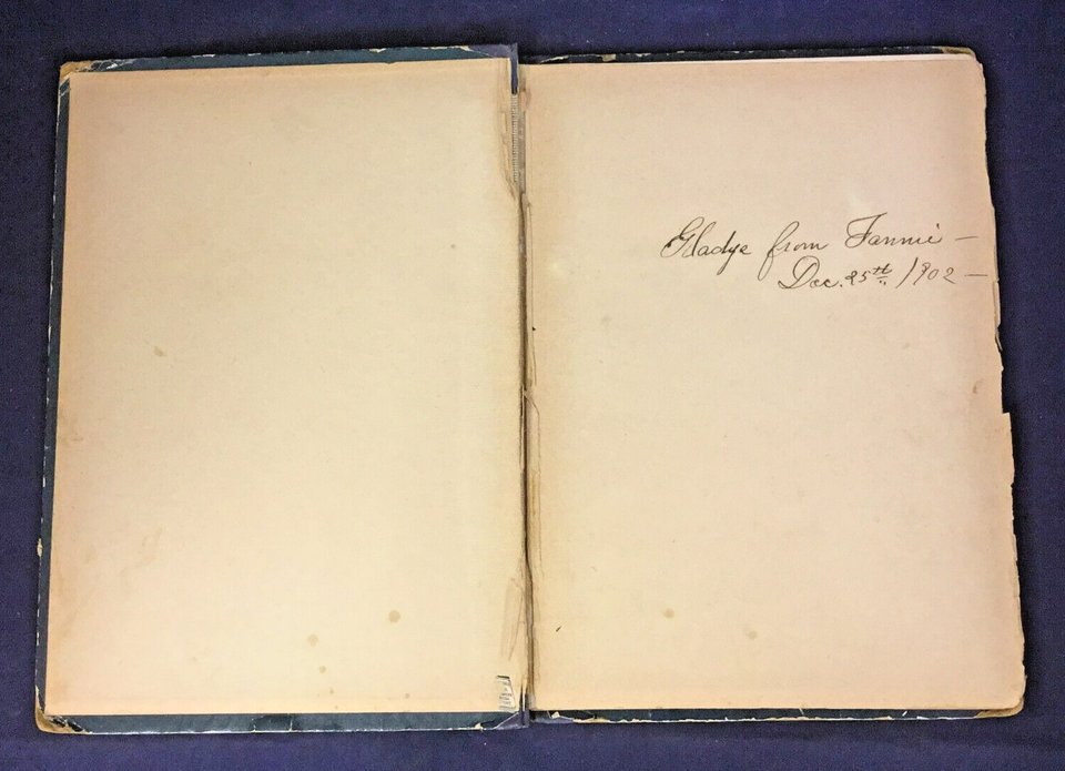 Antique Book A Visit From St. Nicholas c 1902 McLoughlin Brothers ...