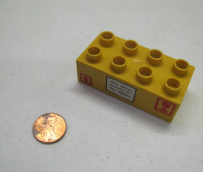 Lego Duplo Glassware Shipping Box Crate Cargo Specialty Block Train ...