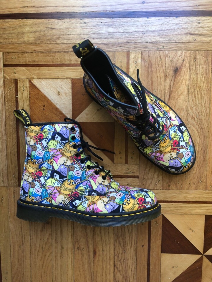 Dr. Martens Adventure Time Cartoon Network Boots Unisex Size US M 10 L ...