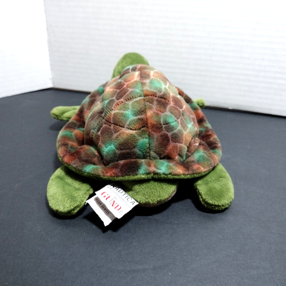 Gund 10" Sea Turtle Plush Made Exclusively for Nautica & World Wildlife ...