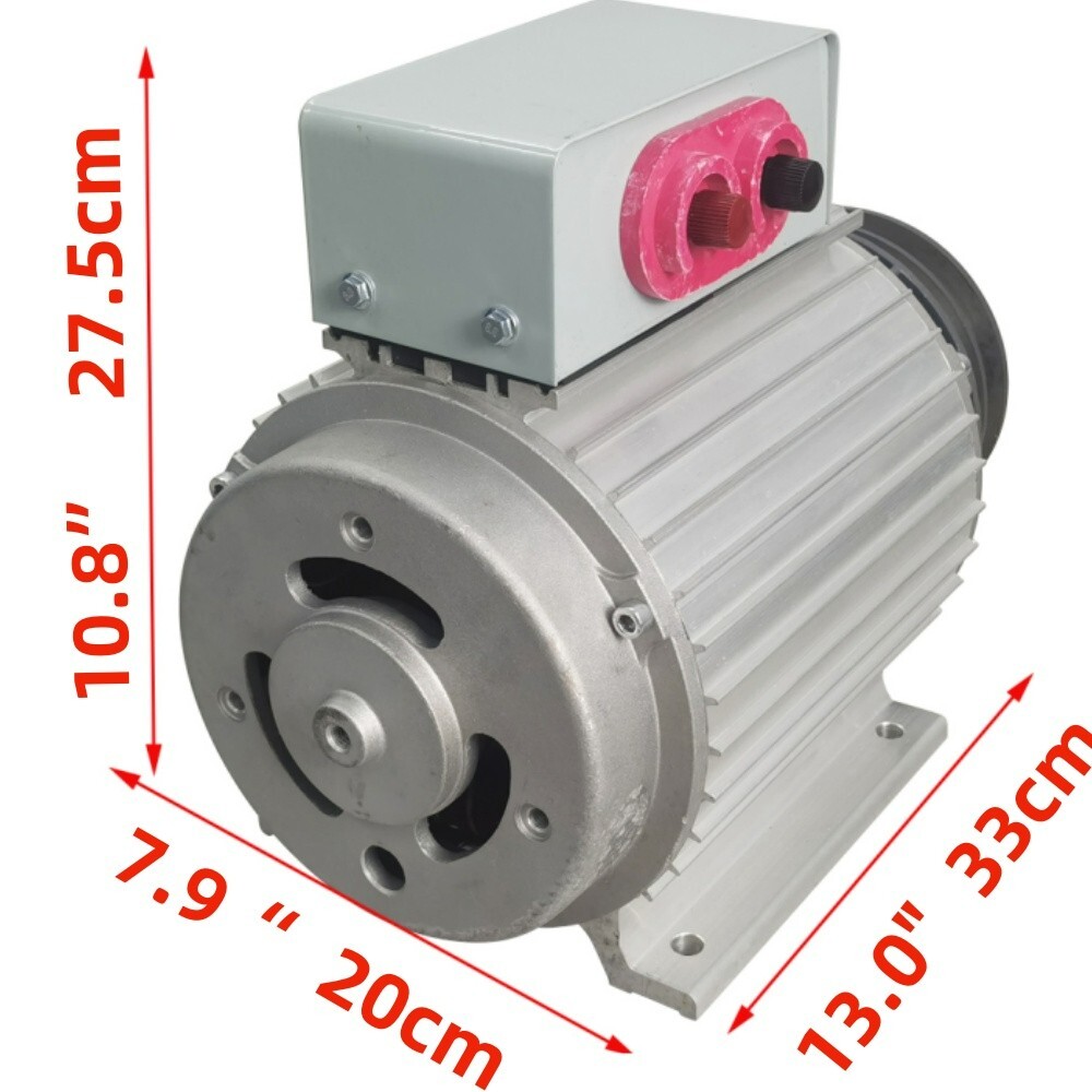 13*7.9*1.8" 220V Small Permanent Magnet Generator 5KW Brushless Rare ...