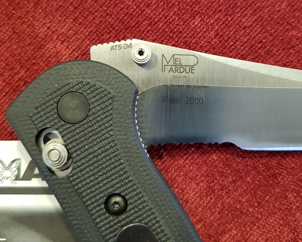 BENCHMADE MEL PARDUE FEB 2000 KNIFE OF THE MONTH 720-02/00 NEW IN BOX ...