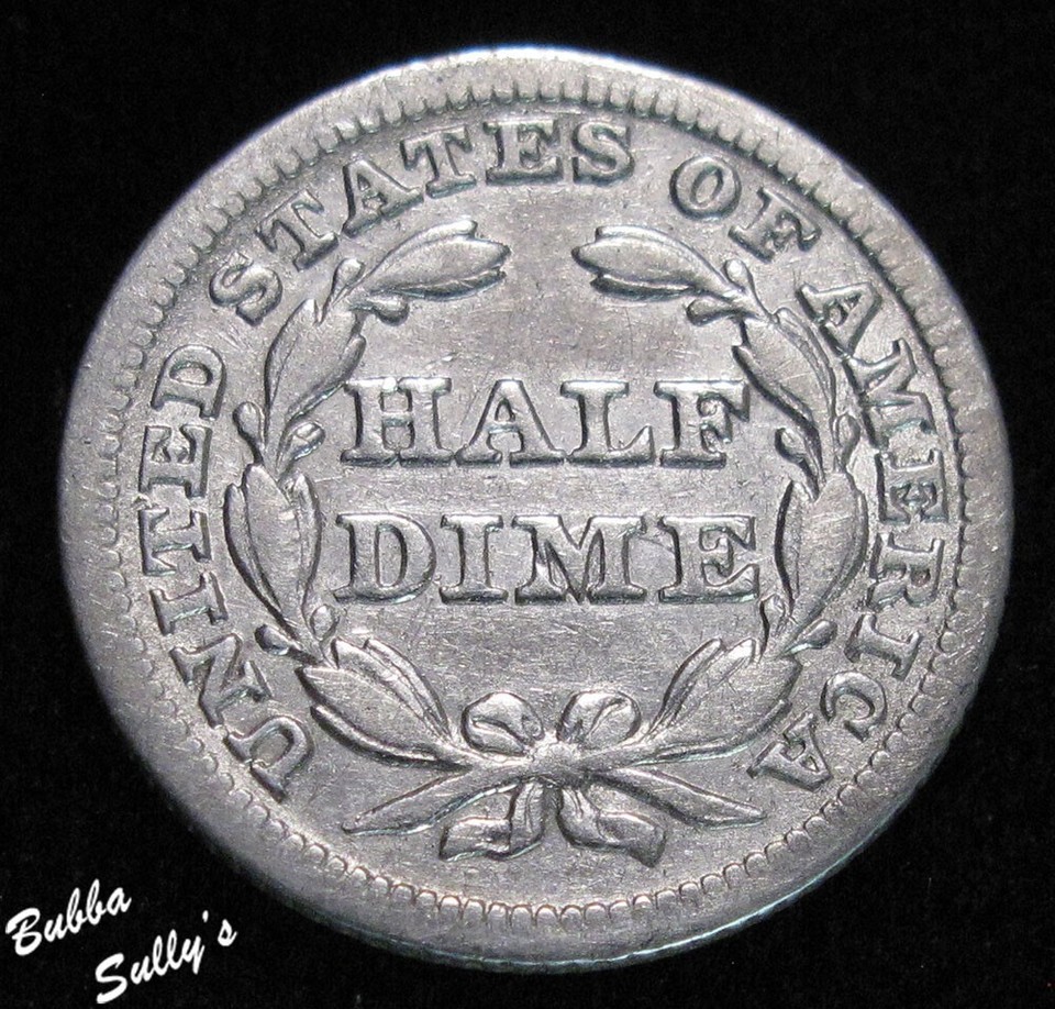 1850 Seated Liberty Half Dime VERY FINE | eBay