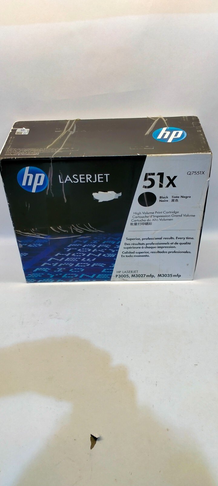 HP GENUINE/ORIGINAL Q7551XC TONER CARTRIDGE 51X Q7551X BLACK PRINT ...