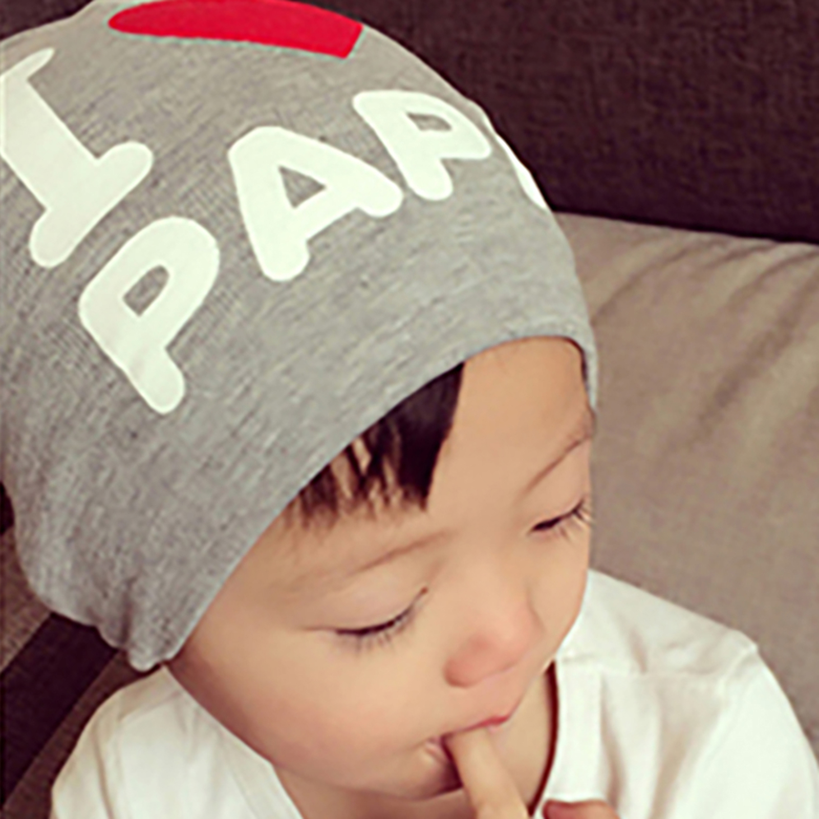 Kids Beanie Unisex Creative Design Love Heart Unisex Soft Hat Washable ...