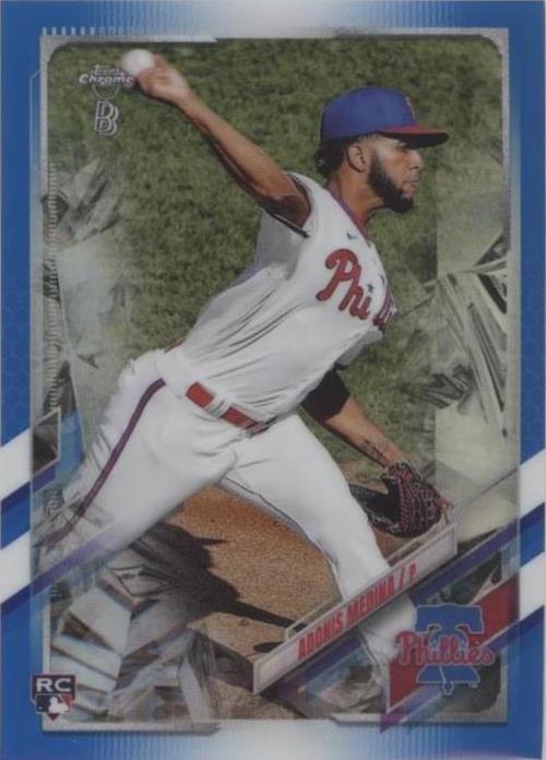 2021 Topps Chrome Ben Baller Edition - Adonis Medina #120 Blue ...