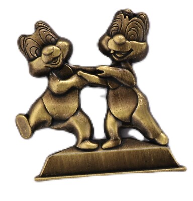 Disney Chip & Dale WDW - Annual Passholder – Gold Statue Pin | eBay