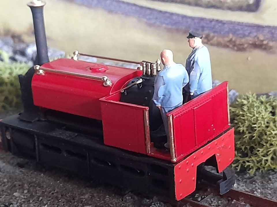 RED OO9 009 Hunslet quarry Narrow Gauge Loco On Brand New KATO 109 ...
