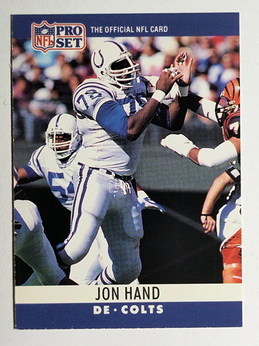 1990 Pro Set #132 Jon Hand | eBay