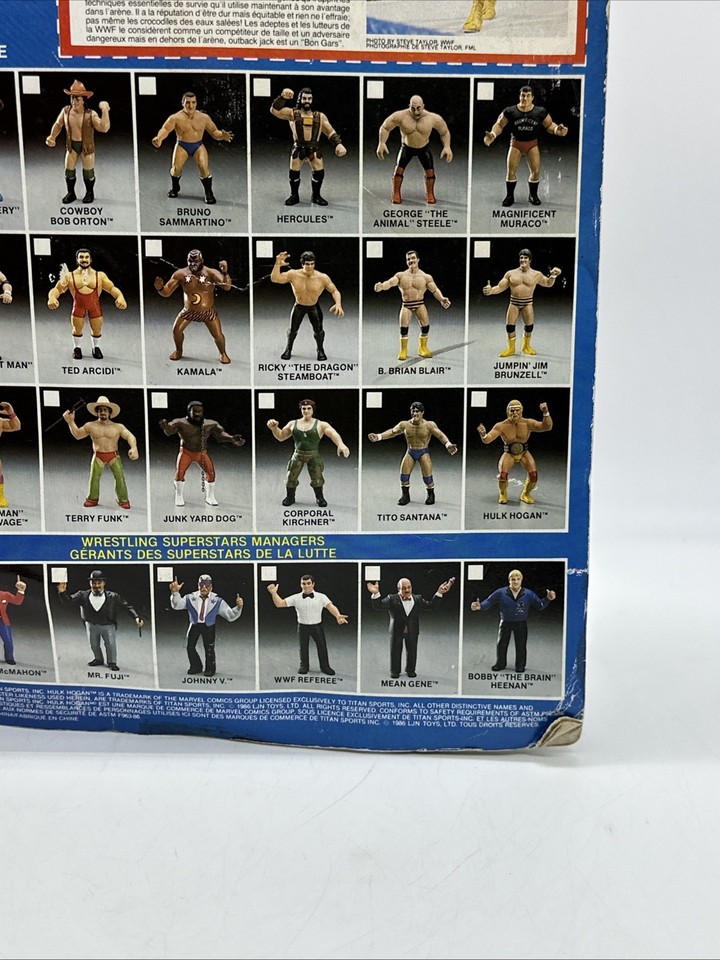 Canadian Card Outback Jack Superstars WWF LJN Titan Sports 8" Wrestling ...