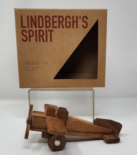 Wooden 3D Plane Puzzle Lindbergh's Spirit Airplane Monoplane | eBay