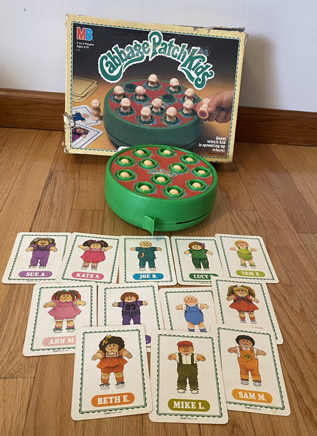 1984 Cabbage Patch Kids Hide and Seek Game Complete Milton Bradley for ...