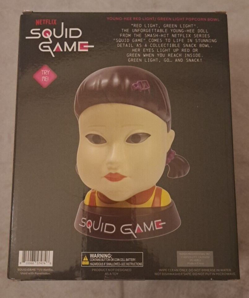 Netflix Squid Game Young-Hee Light up Eyes - Red Light, Green Popcorn ...