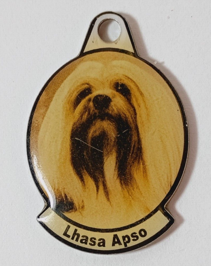 Metal Dog Breed Photo Tag. "Lhasa Apso" For Dog Collar or Key Chain. | eBay