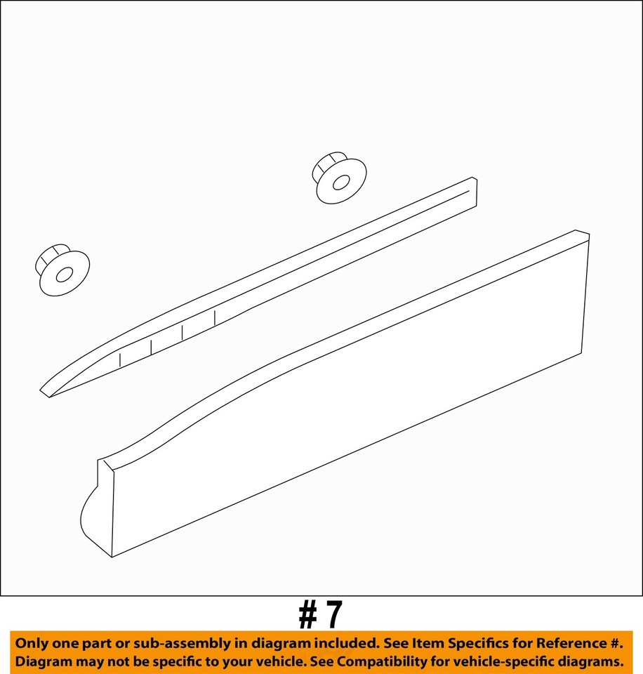 GM OEM 18-23 Traverse Front Door Exterior Trim-Lower Molding 84241761 ...