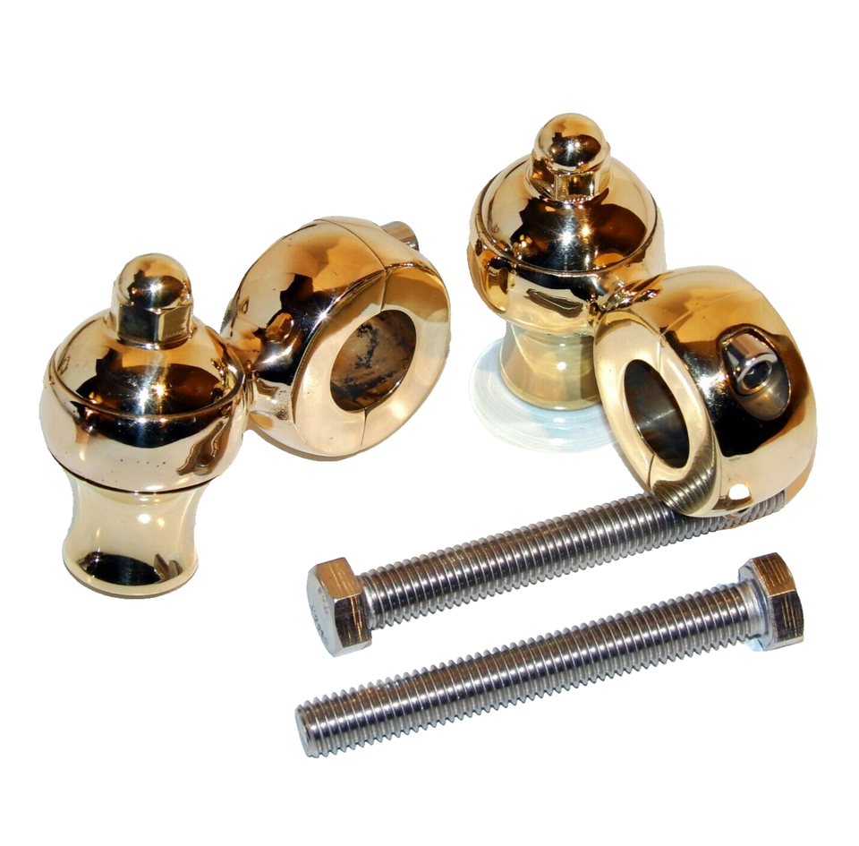 OLD SCHOOL "DOME" 1.5" SOLID FLANDERS STYLE RISERS HARLEY BOBBER | eBay