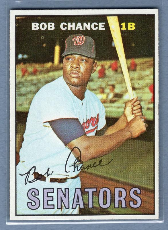 1967 Topps #349 Bob Chance EX-MT GO397 | eBay