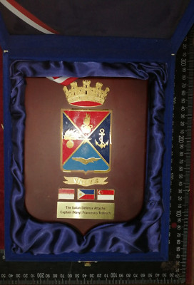 CREST THE ITALIAN DEFENCE ATTACHE STATO MAGGIORE DIFESA RARITÀ! | eBay