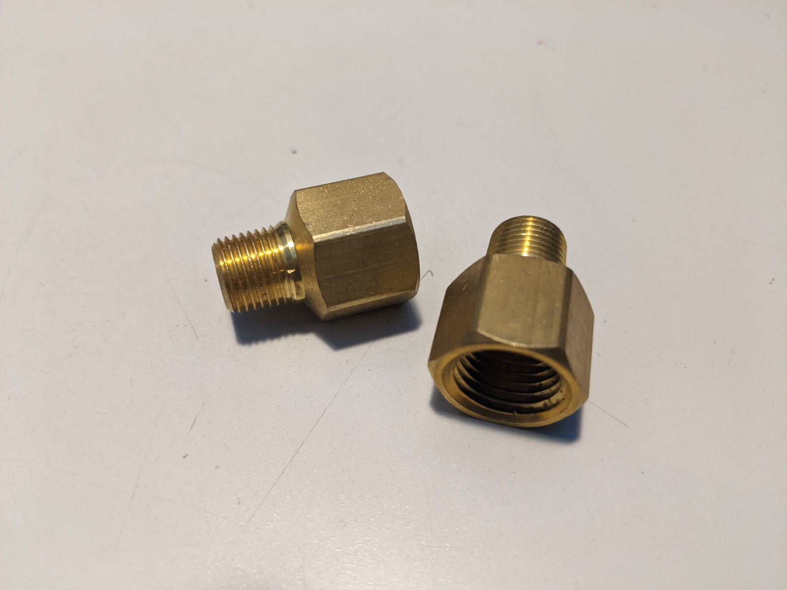 222P-4-2 BRASS REDUCER ADAPTER FITTING 1/4" FEMALE X 1/8" MALE NPT 2 ...