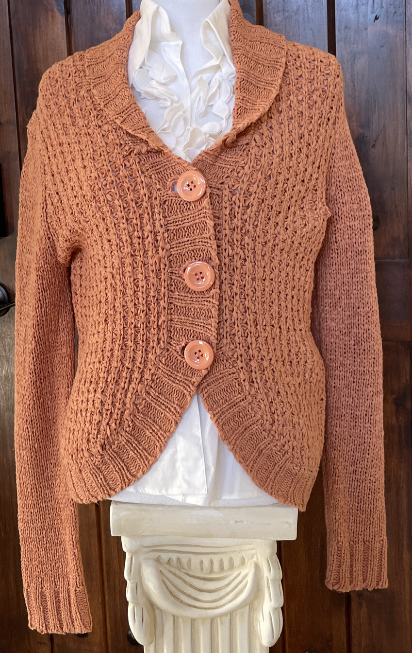 BCBG MAXAZRIA Sweater Cardigan Women Size Large Button | eBay