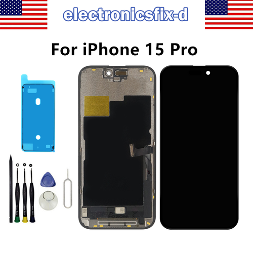 US For iPhone 15 Pro LCD Display Touch Screen Replacement Digitizer ...