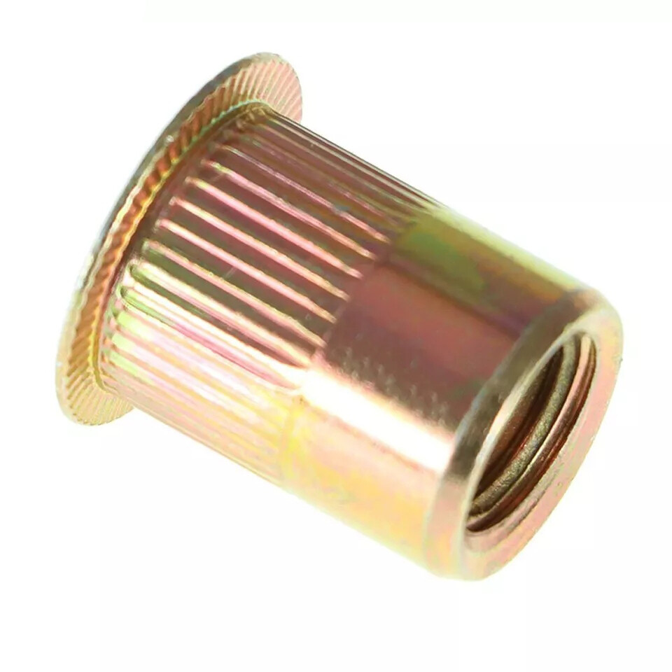 50Pcs 3/8-16 Rivet Nut Rivnut Insert Nutsert Carbon Steel Zinc Plated ...